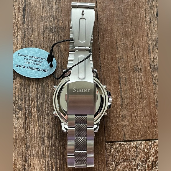 Accessories | Nwt Authentic Stauer Chronograph Water Resistant Mens ...